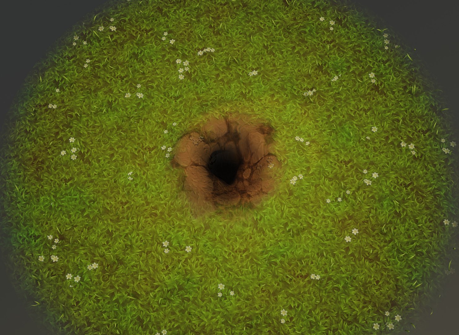 Cartoon Rabbit Hole In The Ground 3D Model 3D Model - TurboSquid 1732095