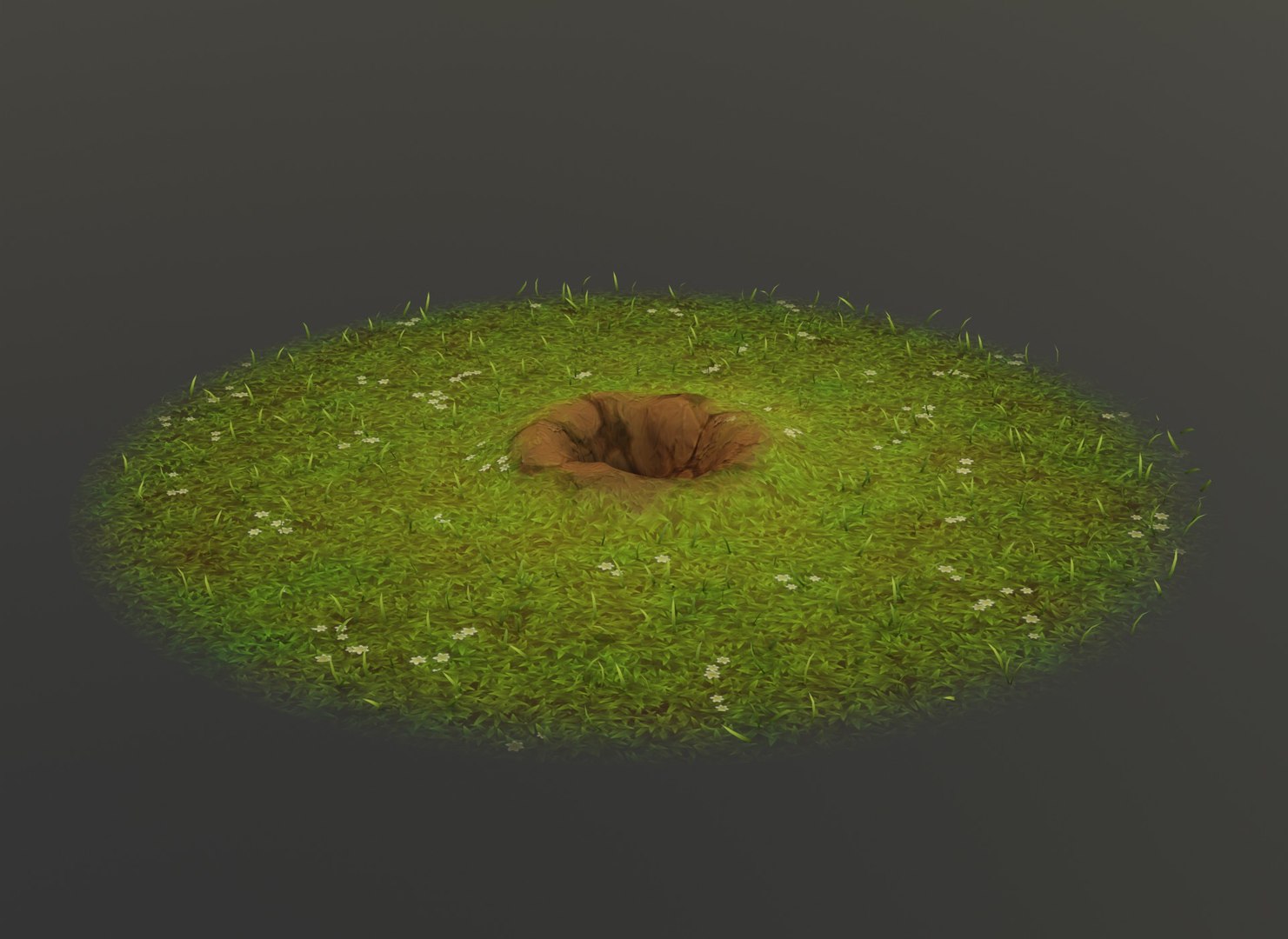 Cartoon Rabbit Hole In The Ground 3D Model 3D Model - TurboSquid 1732095