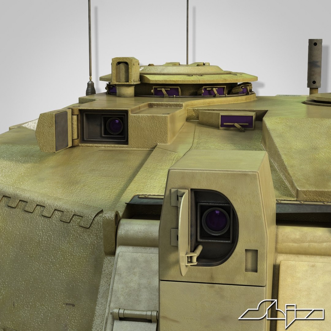 3d Model Tank Challenger 2