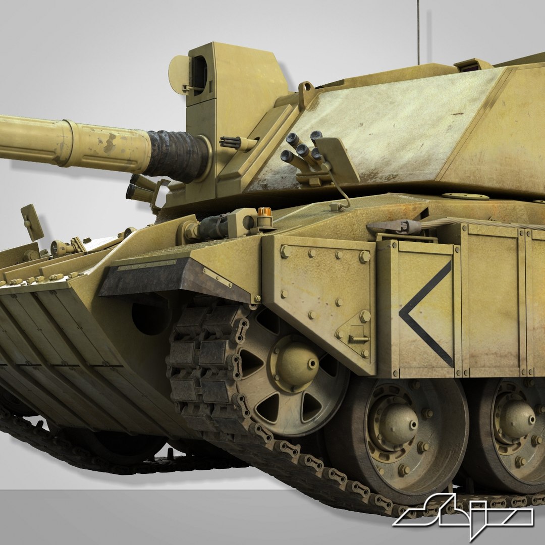 3d Model Tank Challenger 2
