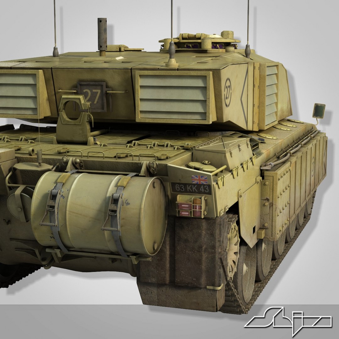 3d Model Tank Challenger 2