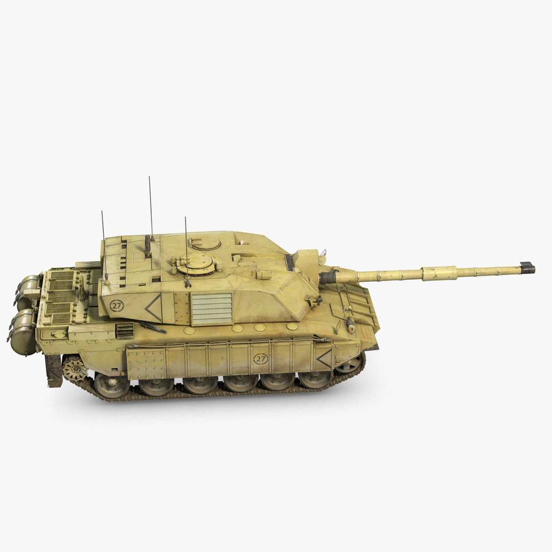 3d Model Tank Challenger 2