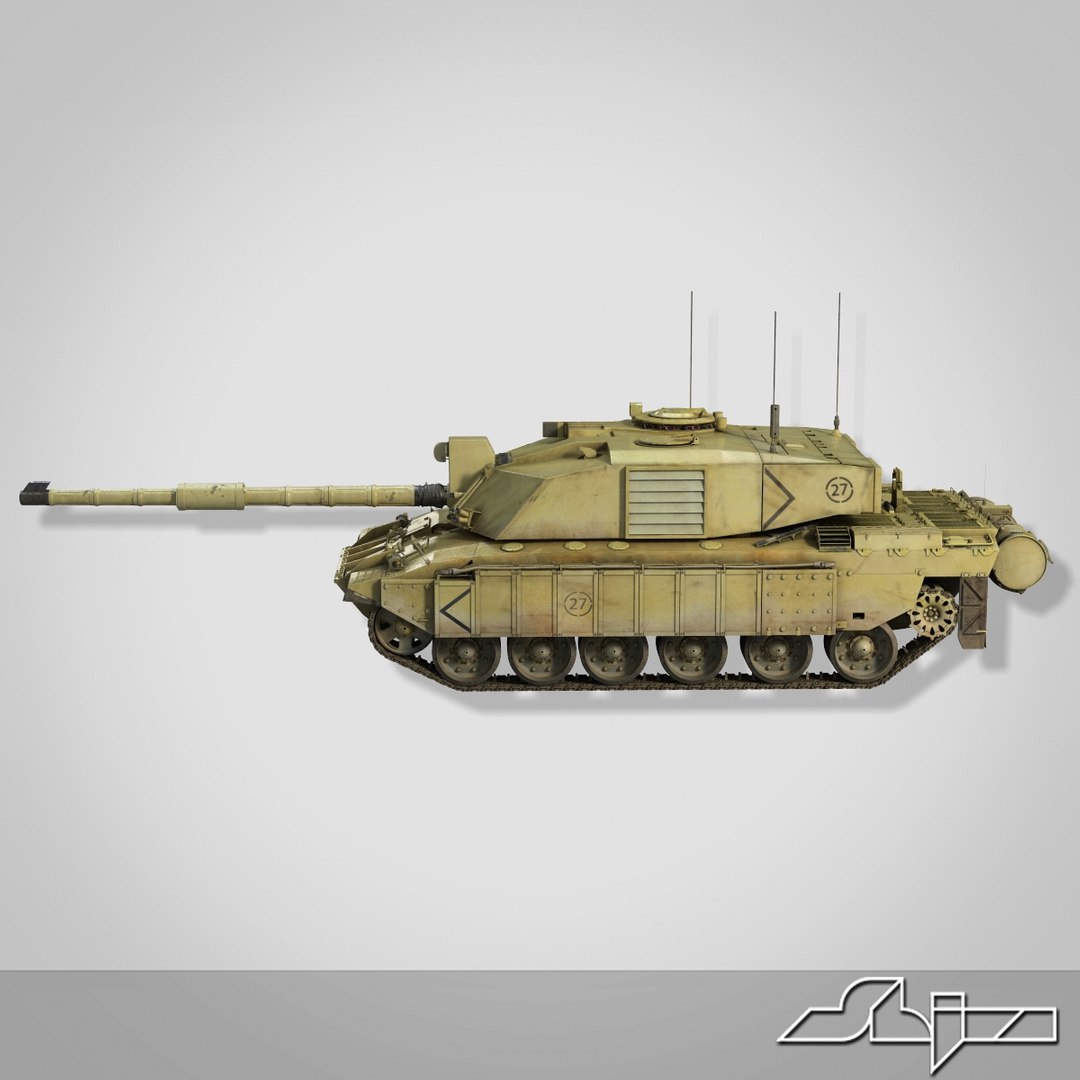 3d Model Tank Challenger 2