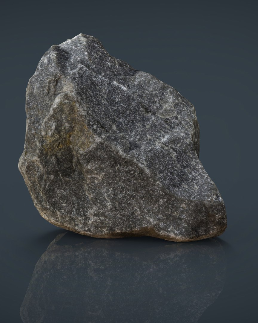 real stone 11 3d obj
