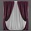 3d Model Of Curtain Classic