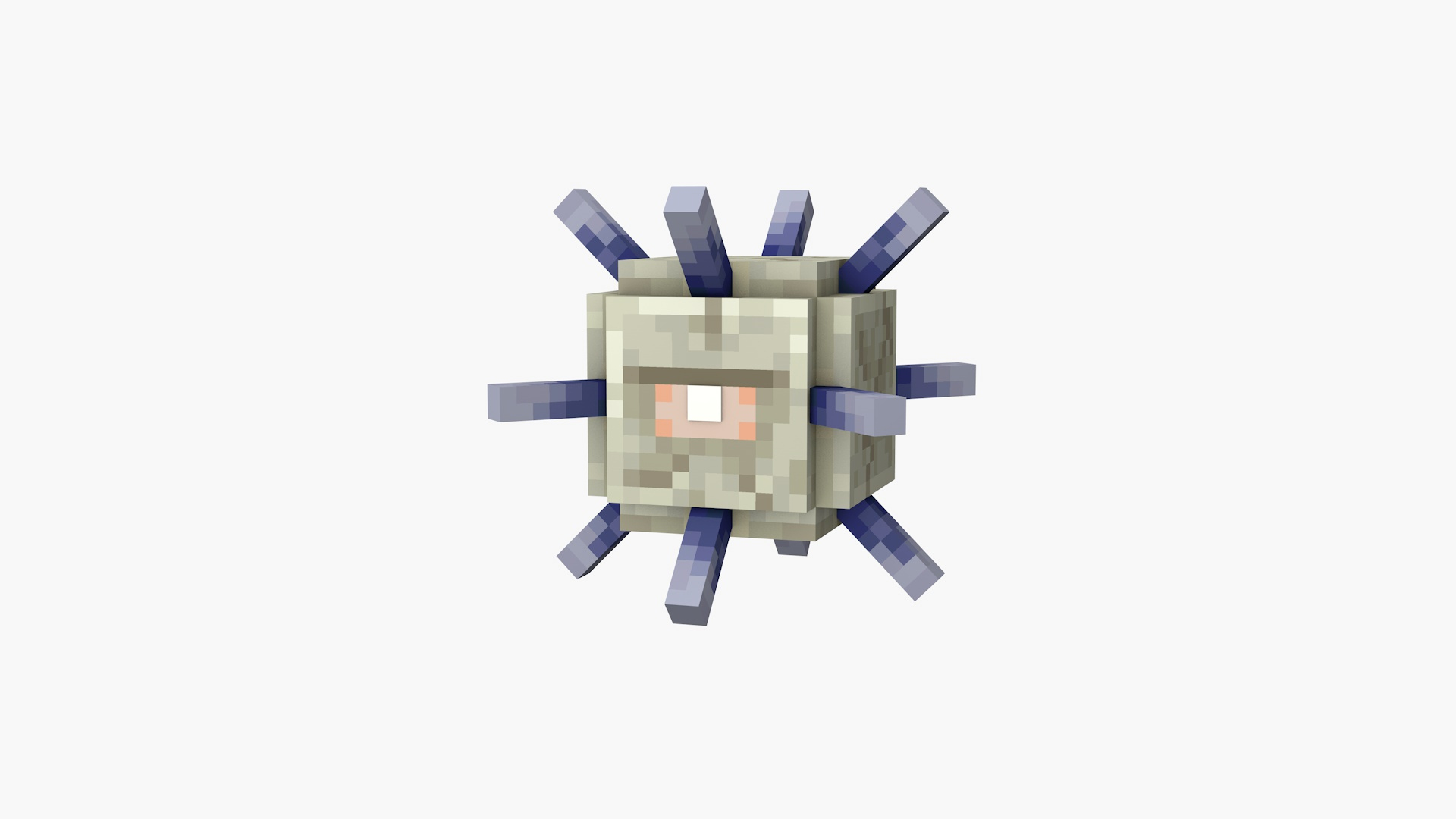 Elder Guardian Minecraft 3D Model - TurboSquid 2364648
