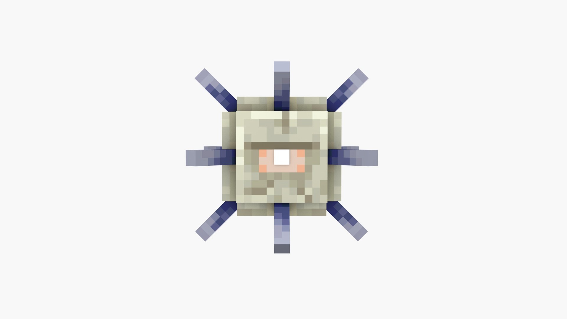 Elder Guardian Minecraft 3D Model - TurboSquid 2364648