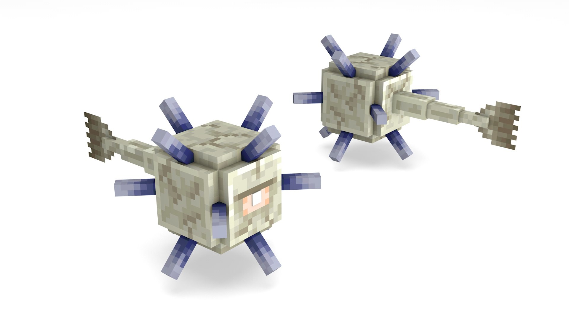 Elder Guardian Minecraft 3D Model - TurboSquid 2364648