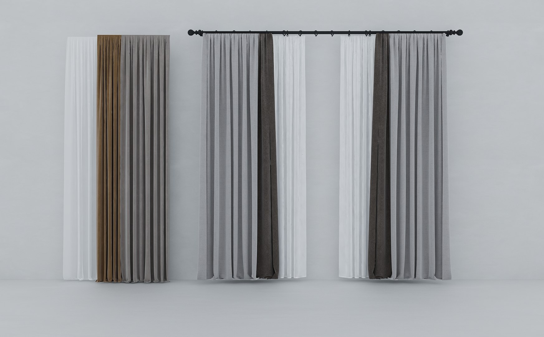 3D Curtain - TurboSquid 2086258