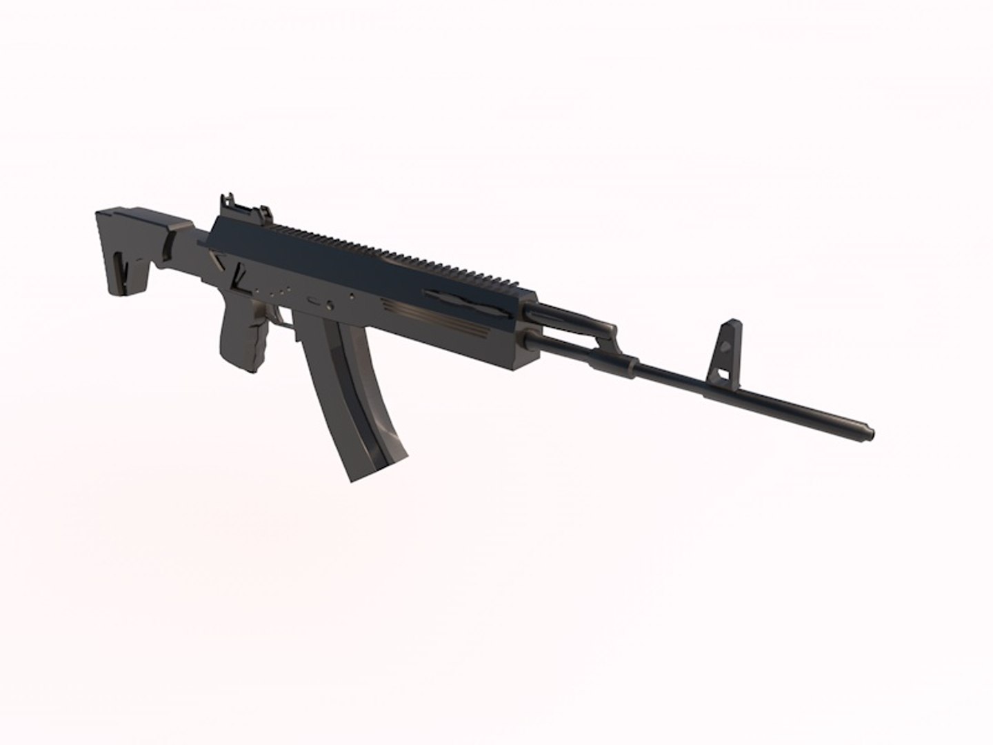 Kalashnikov Ak-12 Assault Rifles 3d Model