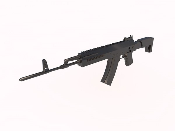 kalashnikov ak-12 assault rifles 3d model
