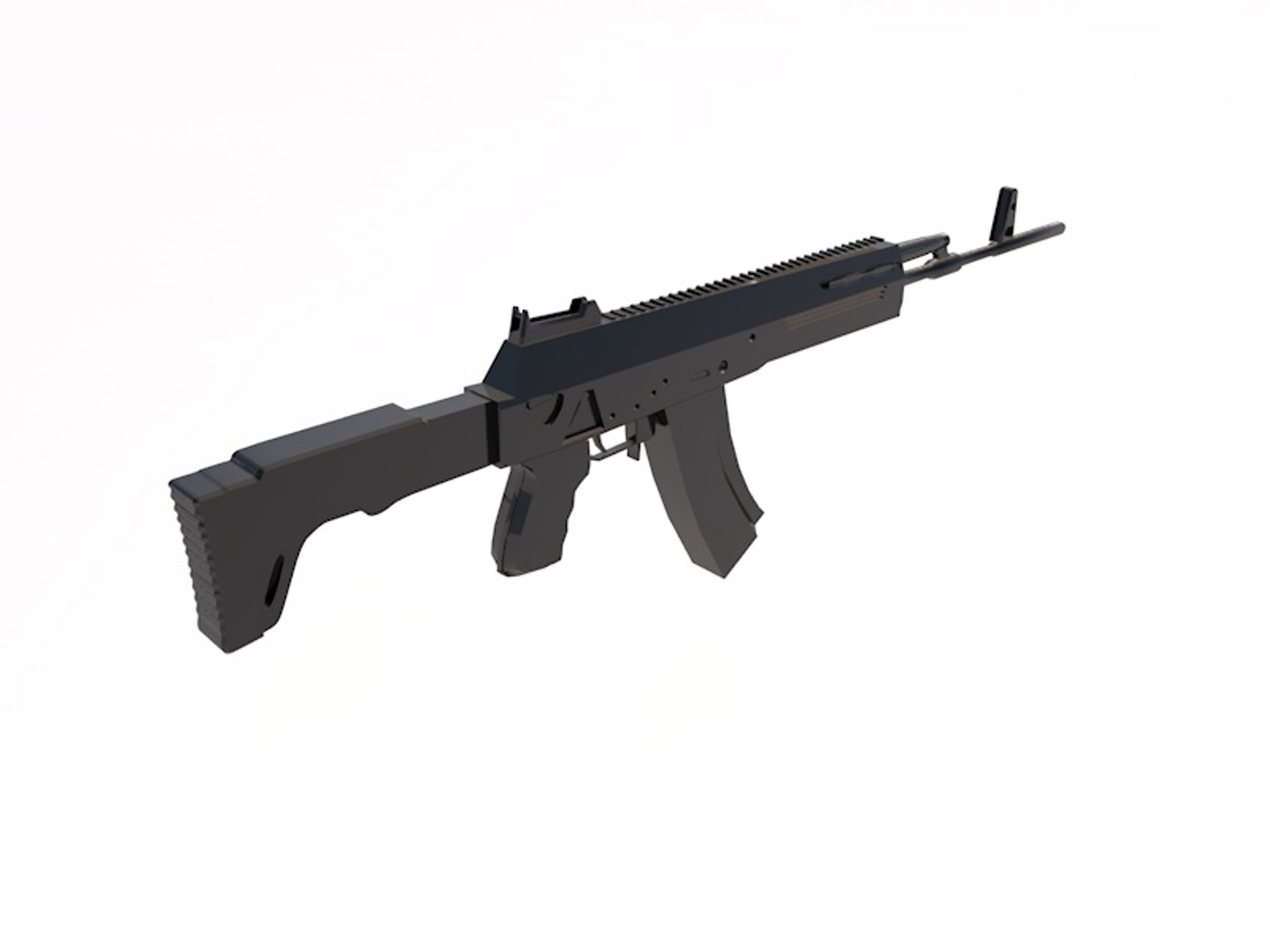 Kalashnikov Ak-12 Assault Rifles 3d Model