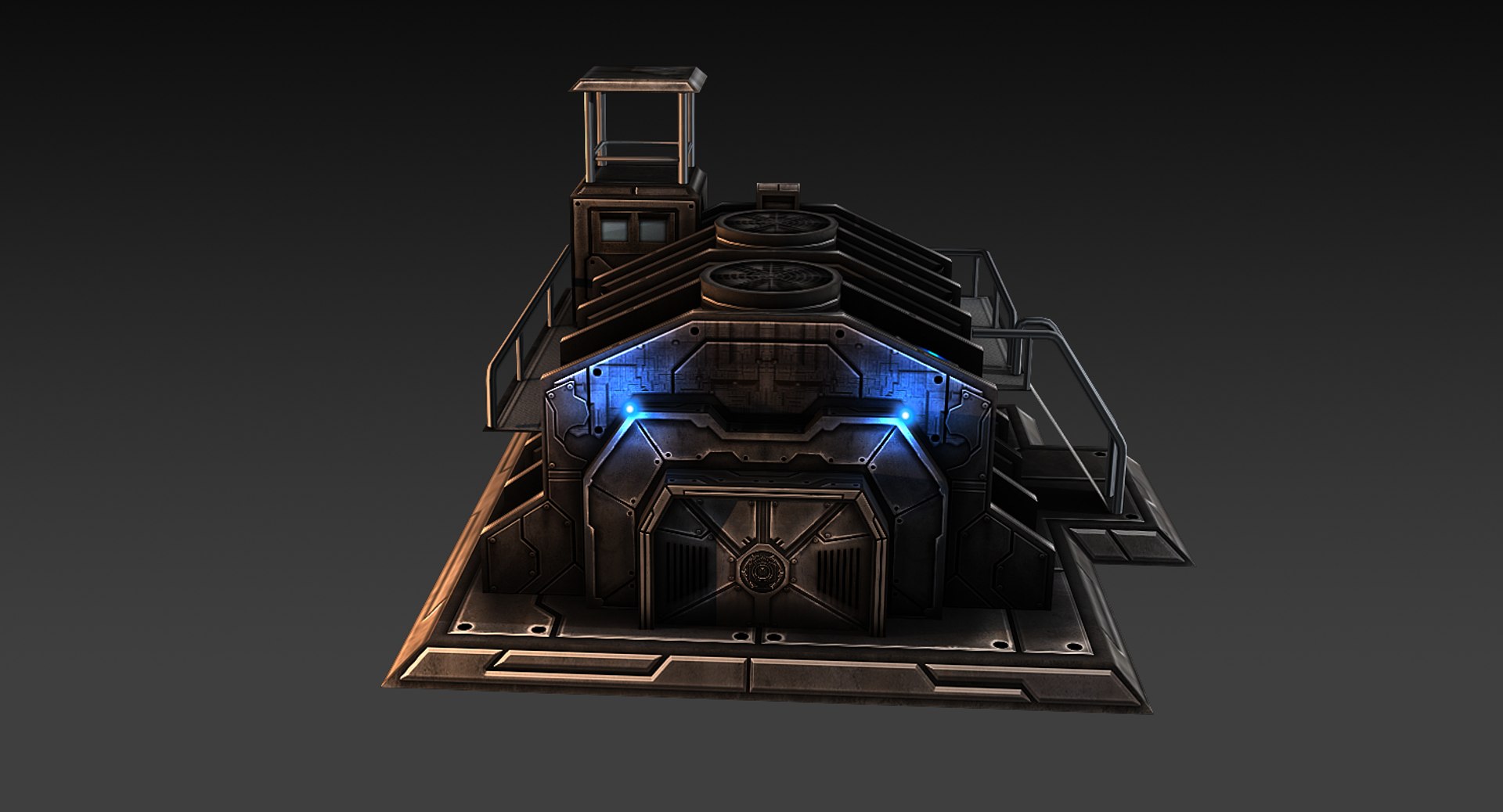 3d Ready Barracks Model