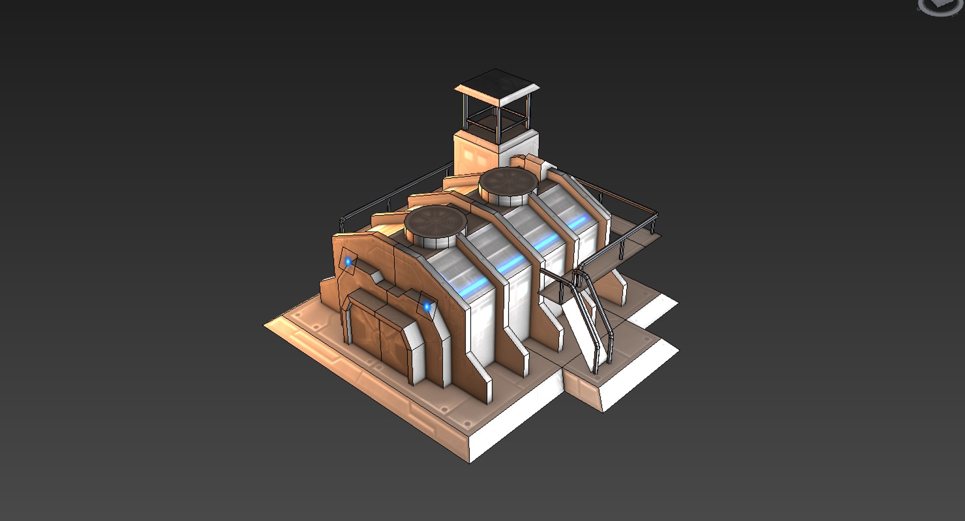 3d Ready Barracks Model