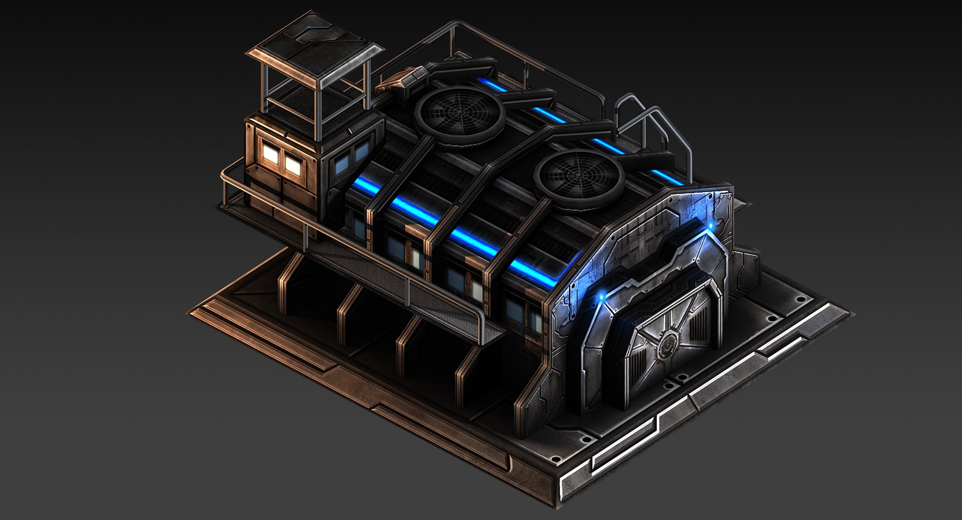 3d Ready Barracks Model