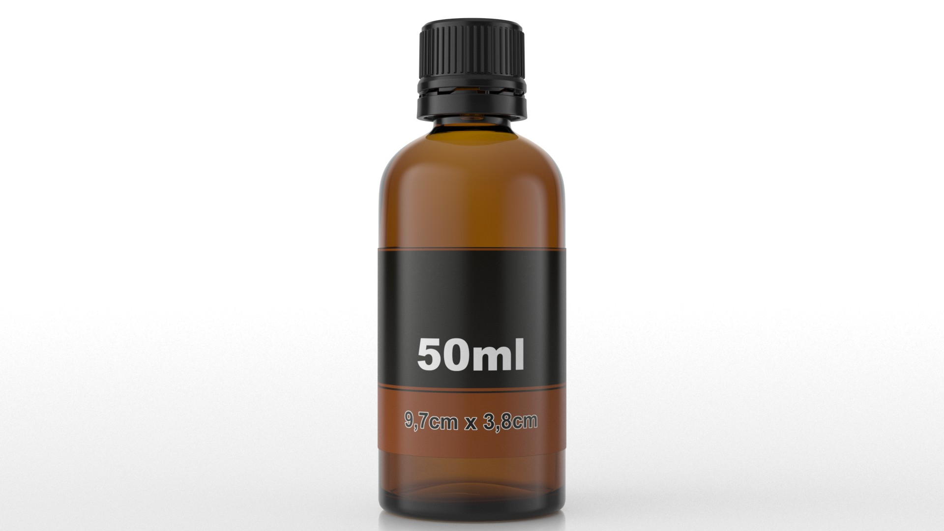 50ml Bottle 3D Model - TurboSquid 1257516