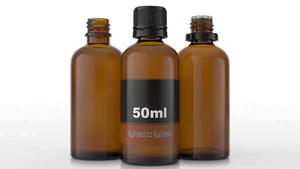 50ml bottle 3D model - TurboSquid 1257516
