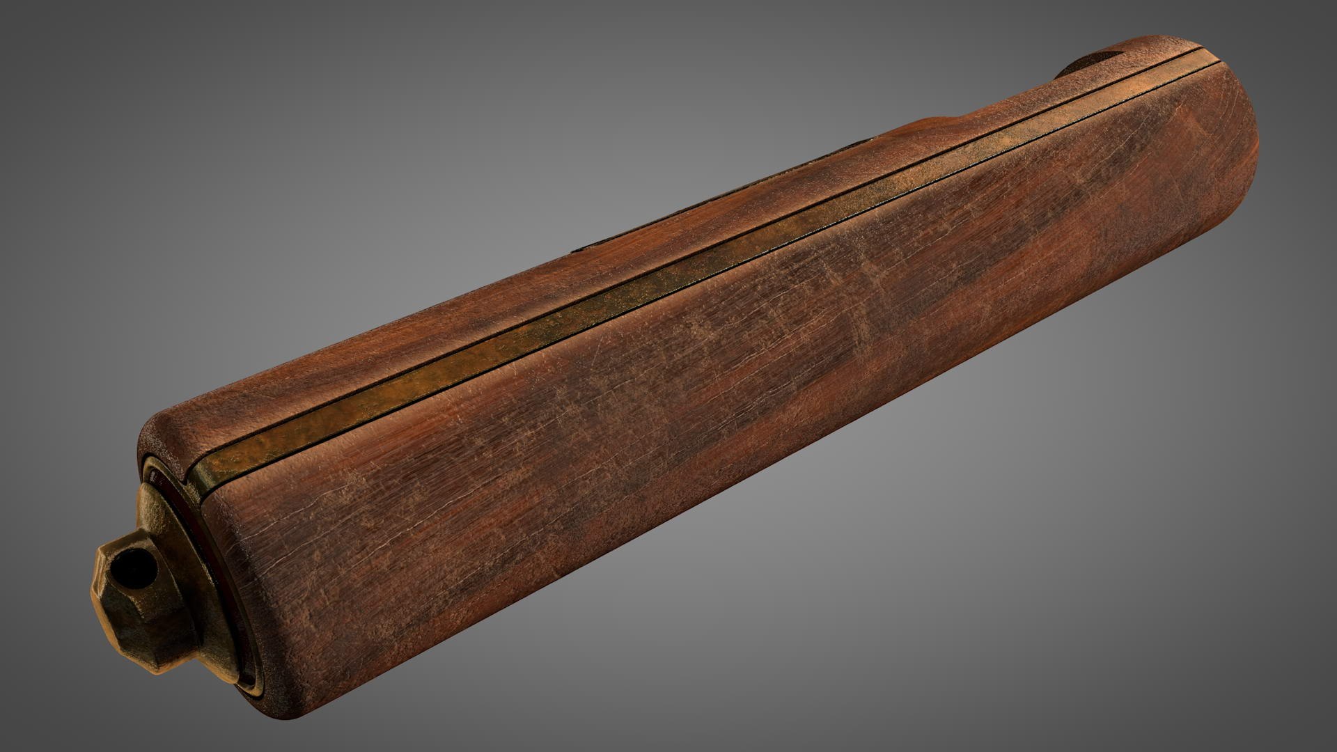 3D Model Vintage Gun - TurboSquid 1357567