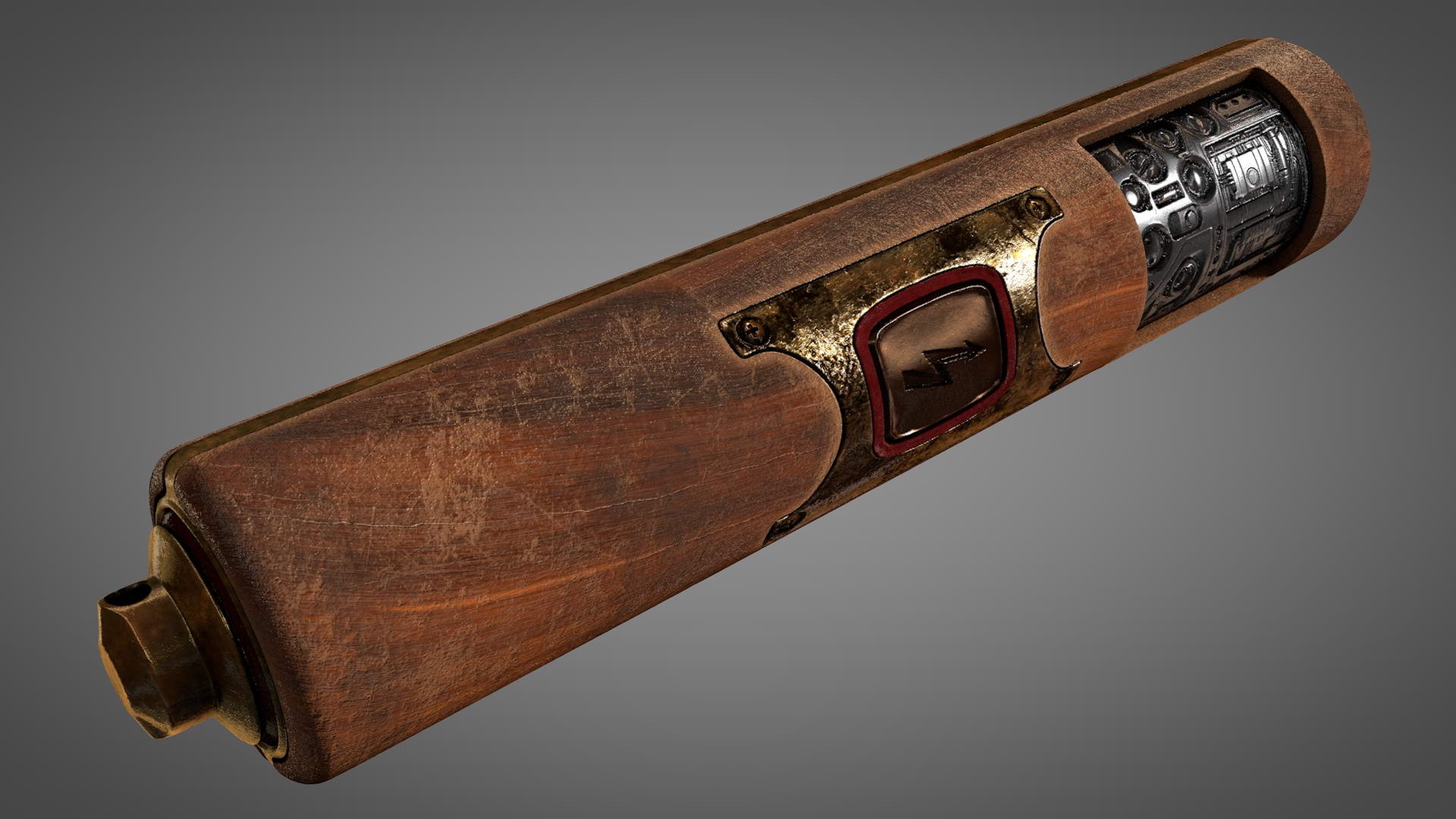 3D Model Vintage Gun - TurboSquid 1357567