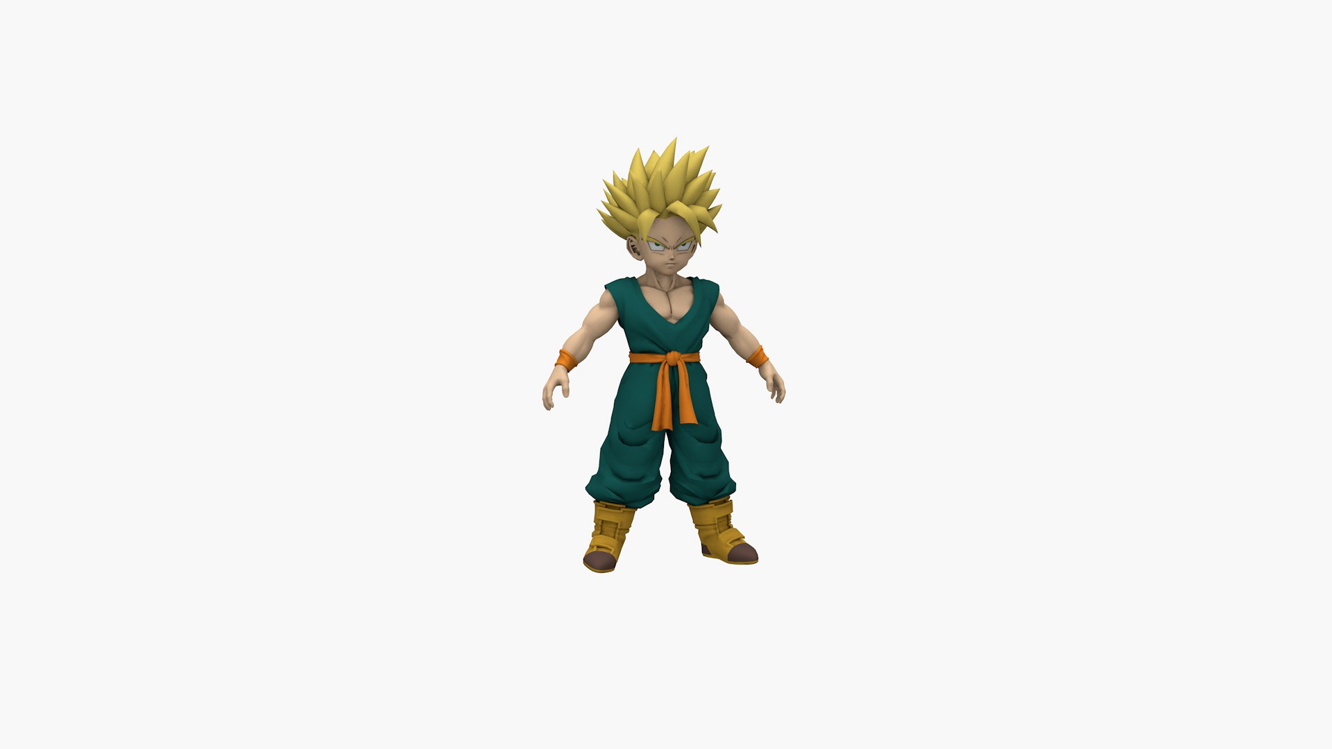 DBZ Character V34 3D Model - TurboSquid 2074478