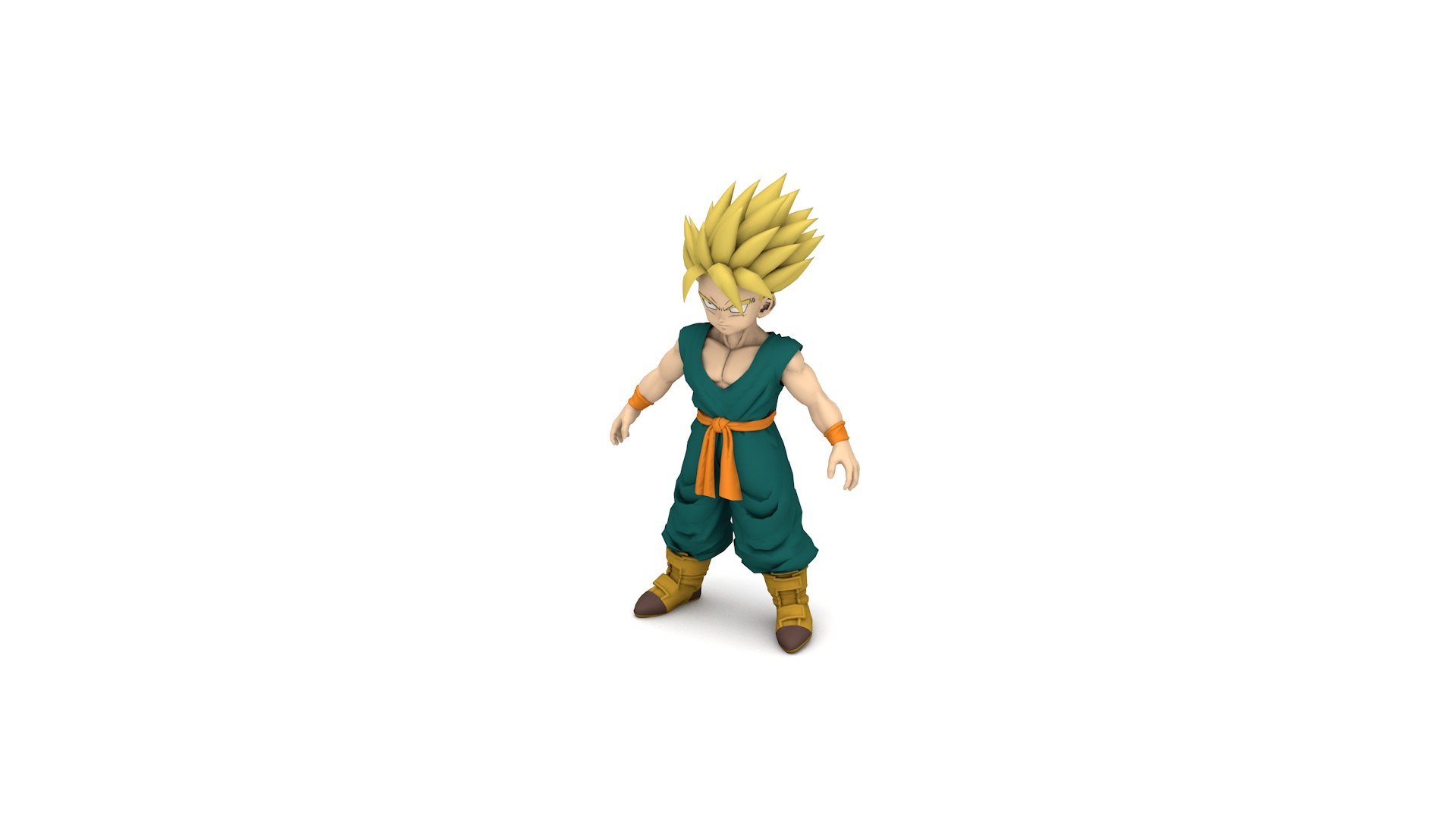 DBZ Character V34 3D Model - TurboSquid 2074478