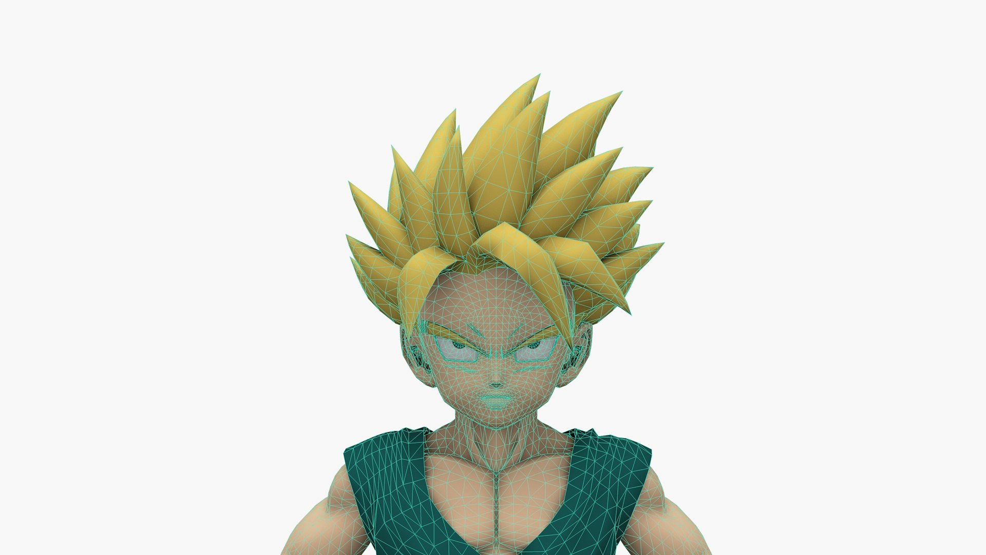 DBZ Character V34 3D Model - TurboSquid 2074478