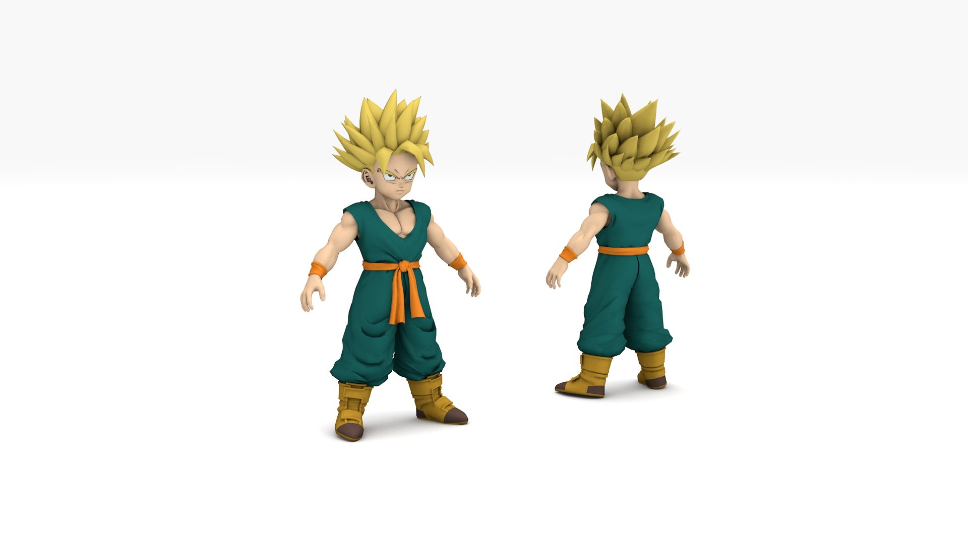DBZ Character V34 3D Model - TurboSquid 2074478