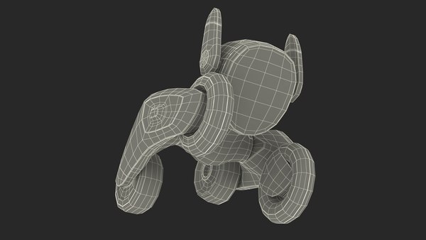 modelo 3d Simpático robot de juguete Loona Smart Petbot - TurboSquid ...