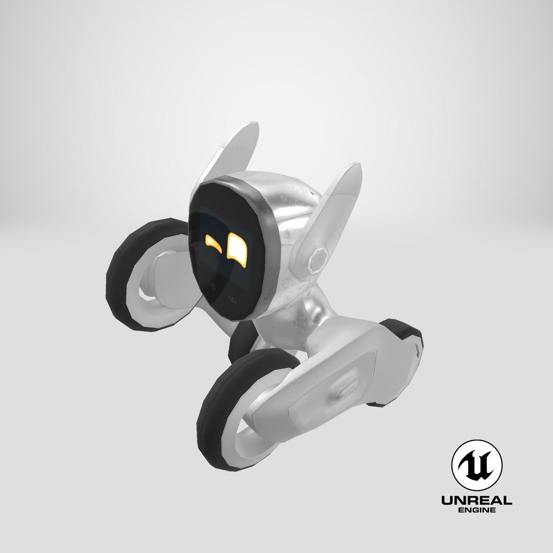 3D Friendly Robot Toy Loona Smart Petbot Model - TurboSquid 2092979