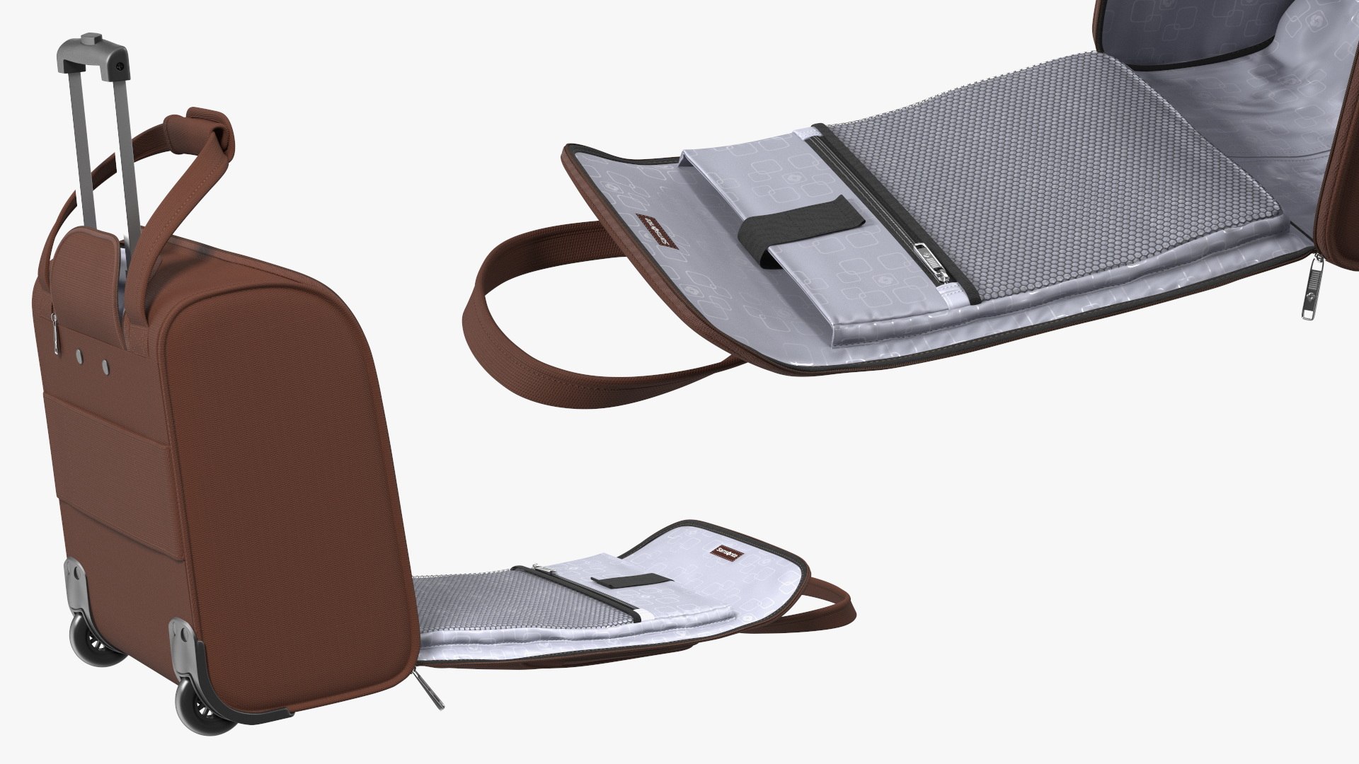 3D Open Softshell Luggage Samsonite Brown - TurboSquid 2083650