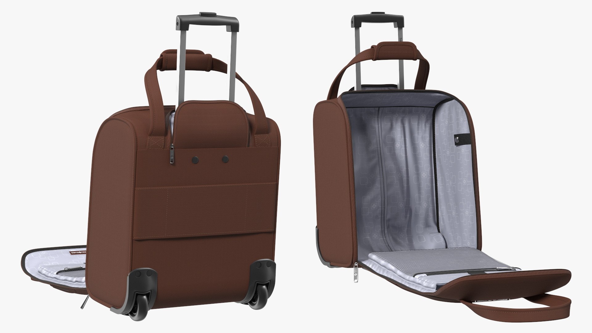 3D Open Softshell Luggage Samsonite Brown - TurboSquid 2083650