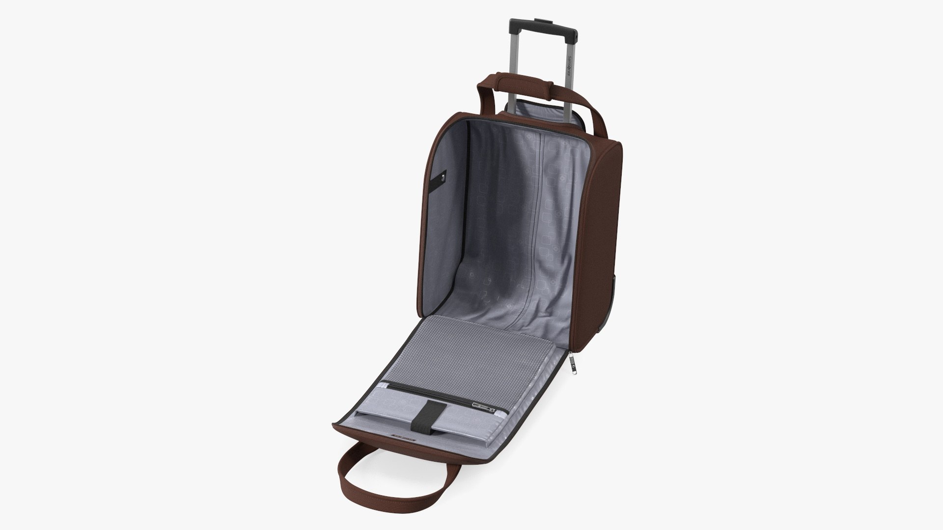 3D Open Softshell Luggage Samsonite Brown - TurboSquid 2083650