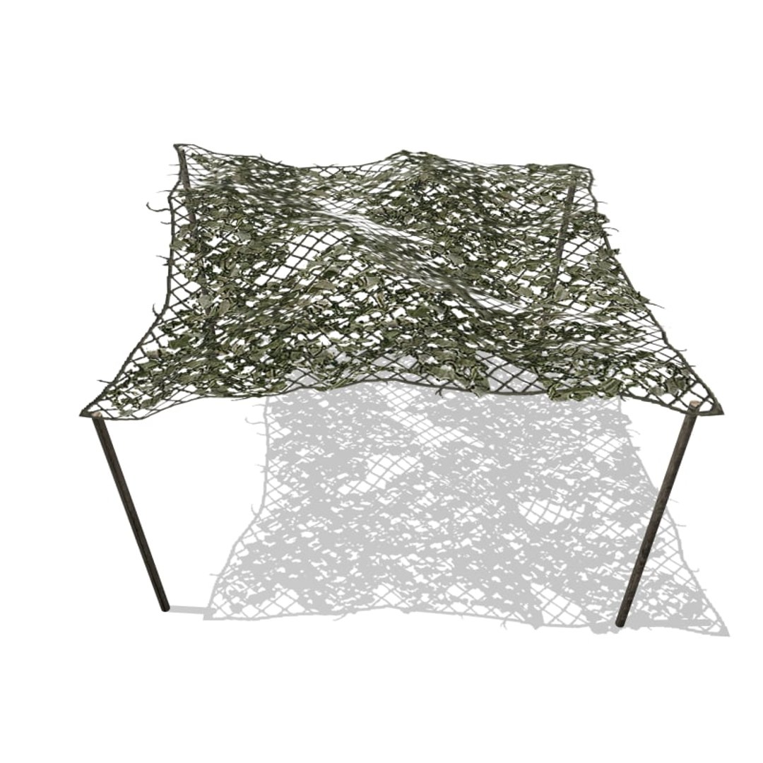 Camouflage Net 3d Max