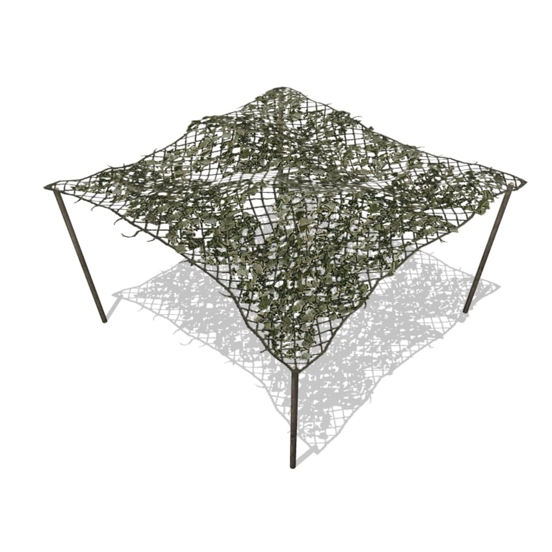 Camouflage Net 3d Max