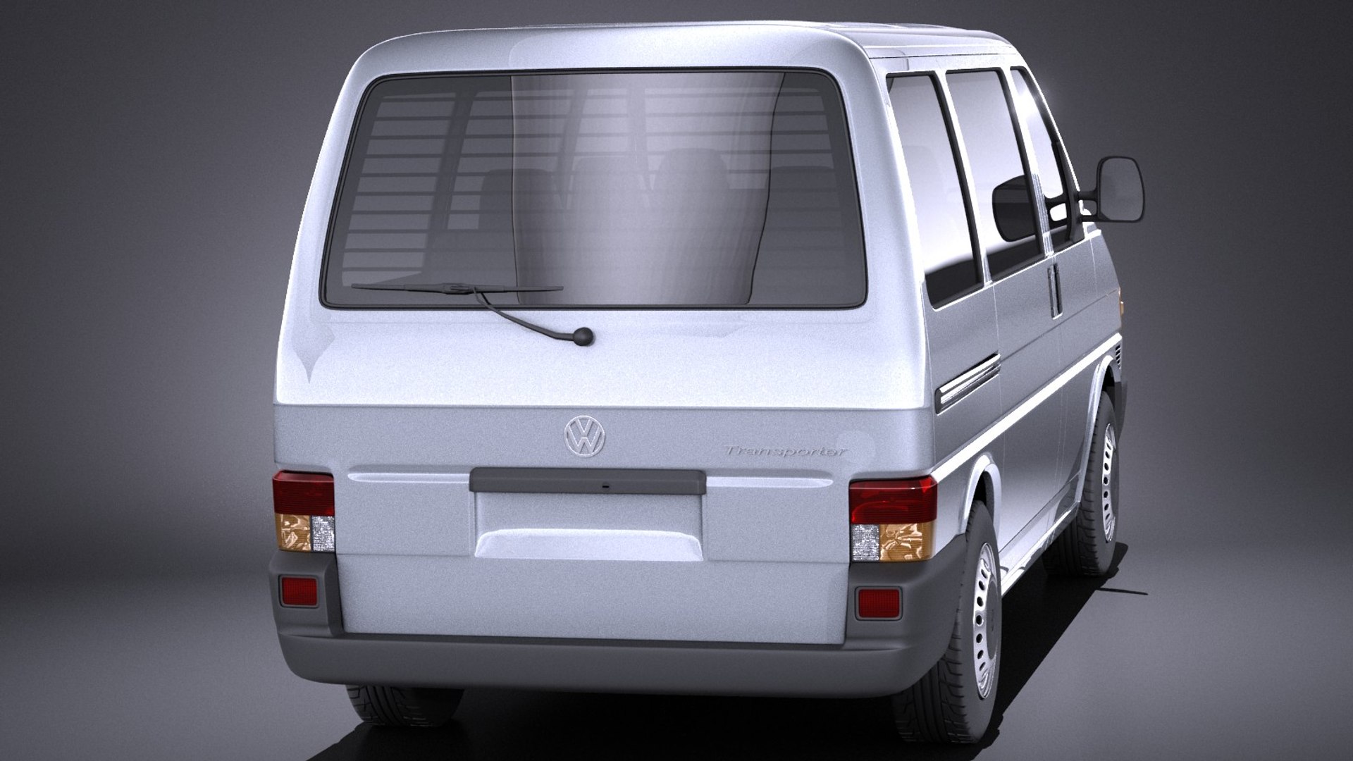 3D Van 1990 Volkswagen Model - TurboSquid 1295812
