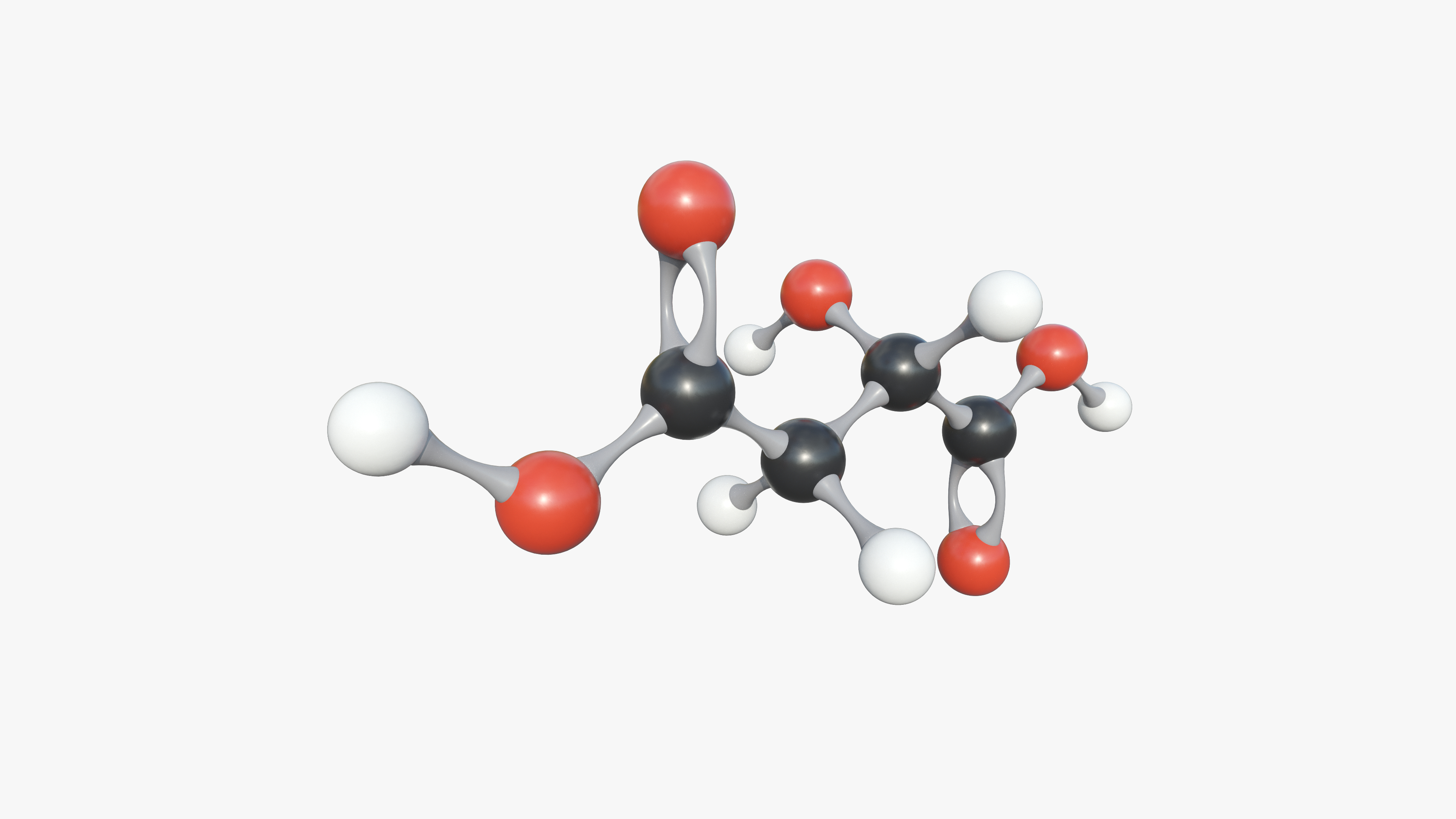 Malic Acid Molecule With PBR 4K 8K 3D model - TurboSquid 1944510