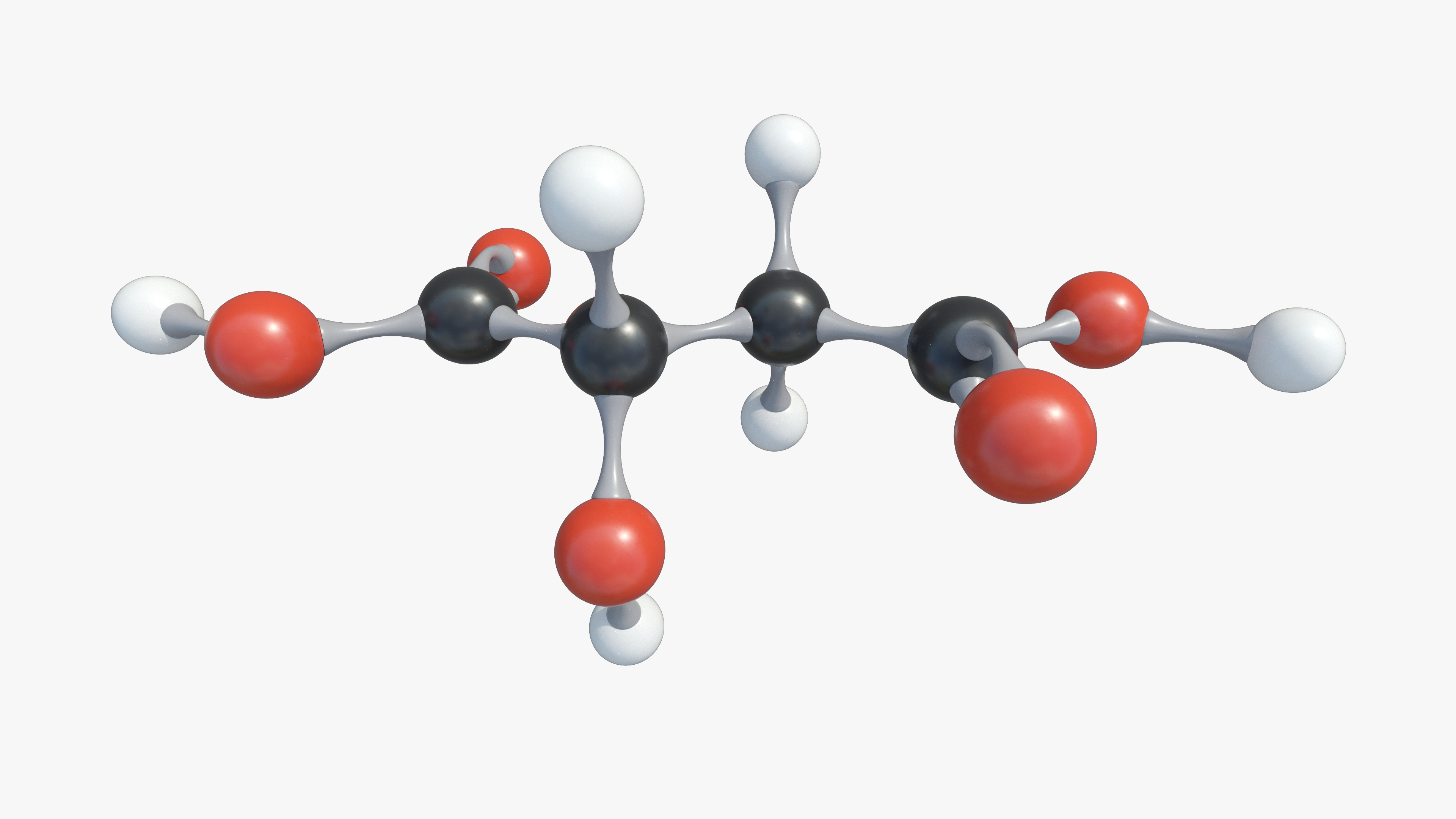modelo 3d Molécula de ácido málico con PBR 4K 8K - TurboSquid 1944510