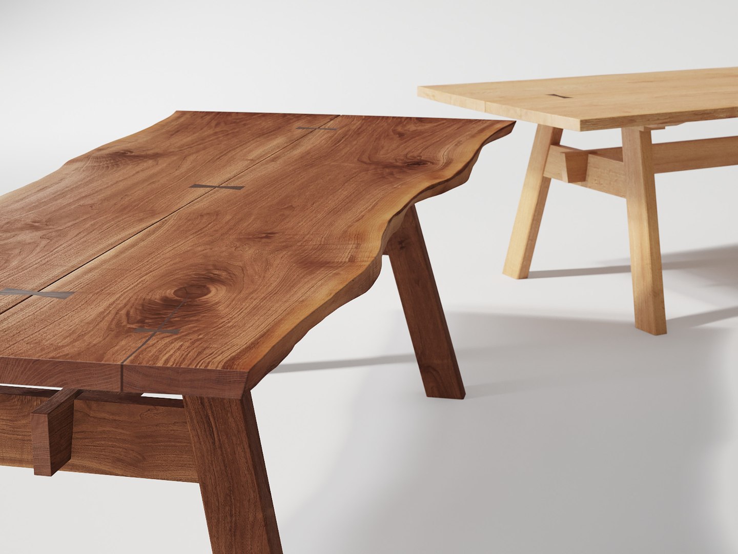 Ippongi Table With Yagura Legs Model - TurboSquid 2186267