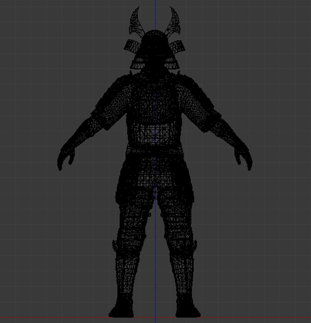 3D Model Samurai - TurboSquid 2077215