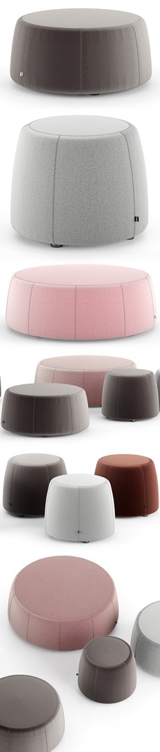 Tribu Nomad Pouf 3D Model - TurboSquid 1598004