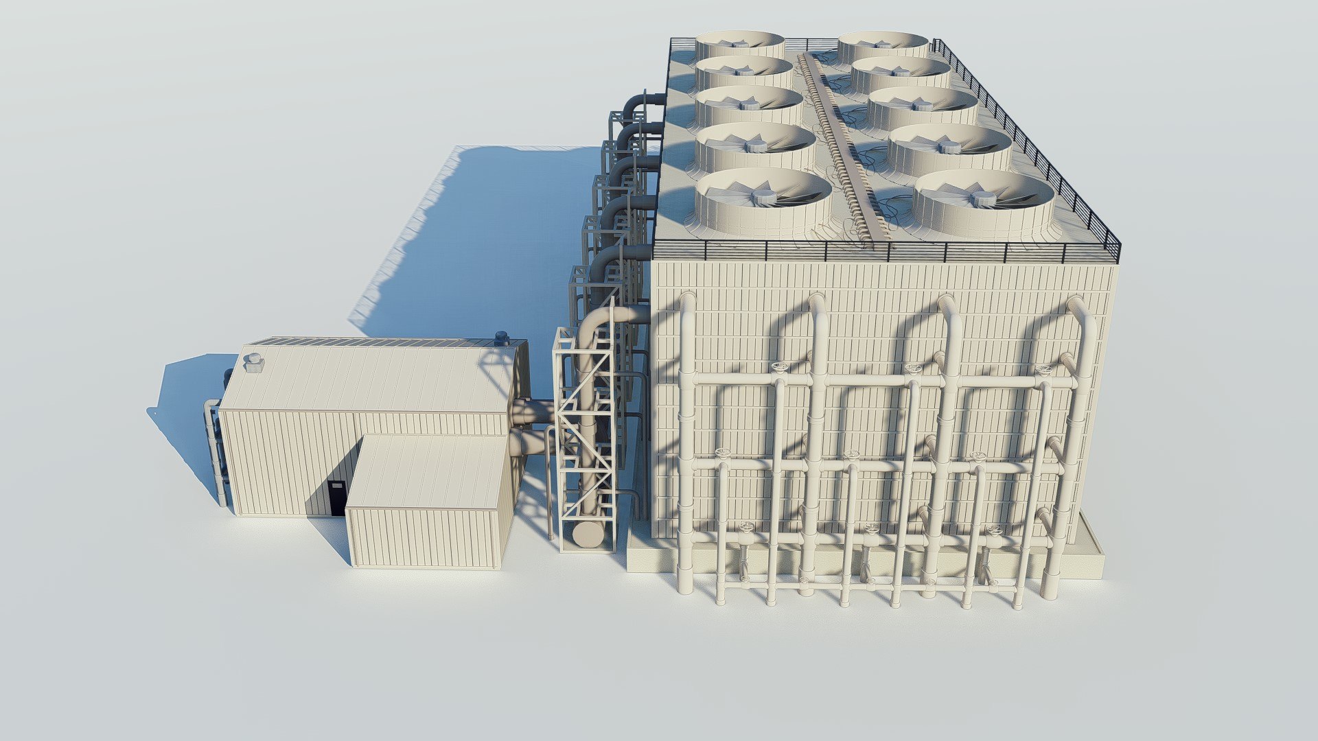 3D Gas Plant Equipment Model - TurboSquid 1216621