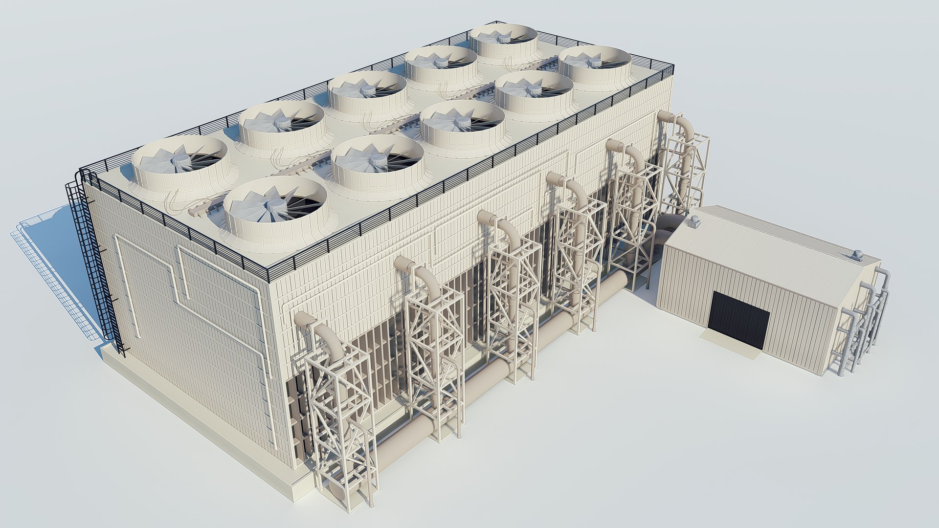 3D gas plant equipment model - TurboSquid 1216621