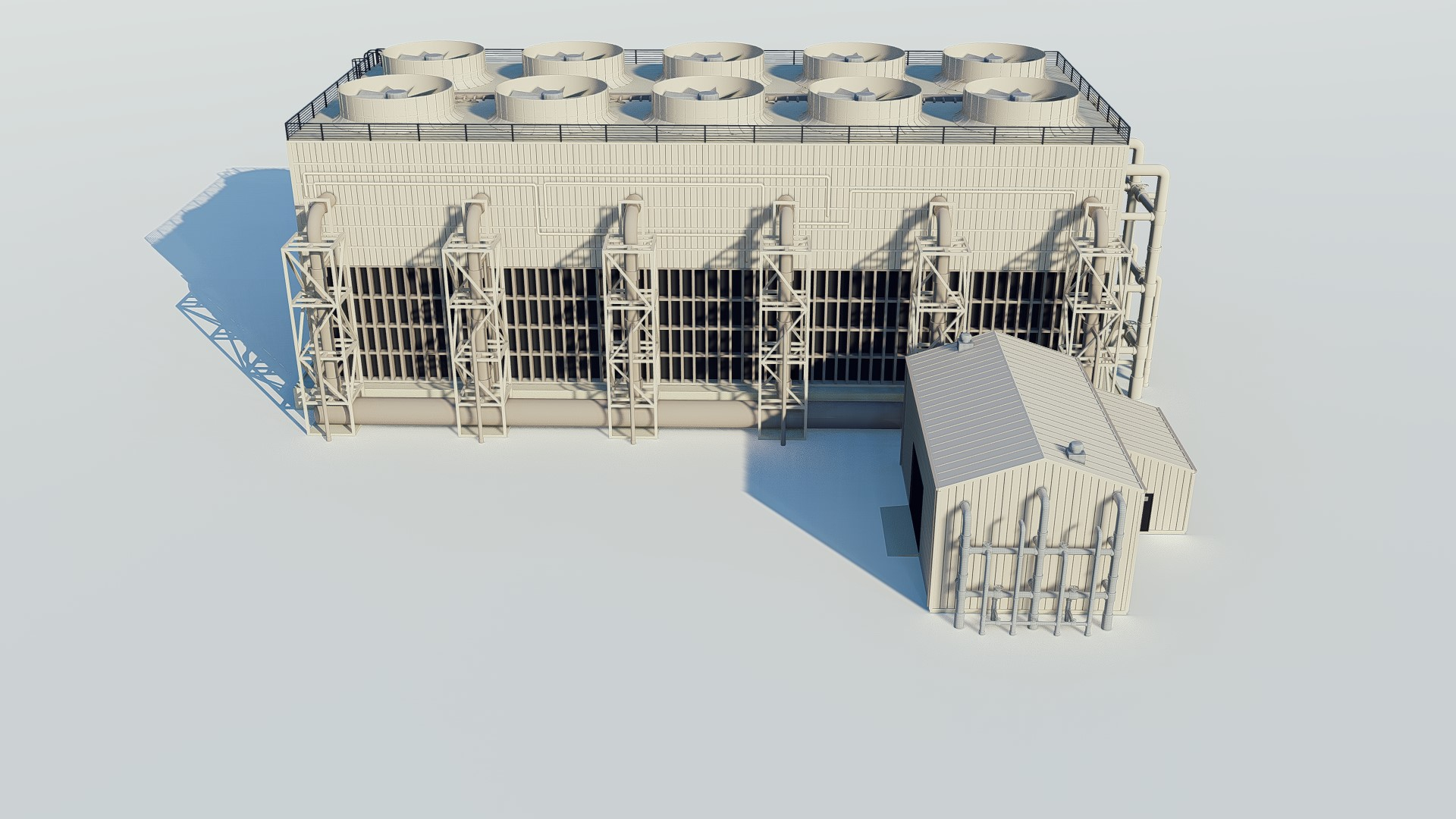 3D Gas Plant Equipment Model - TurboSquid 1216621