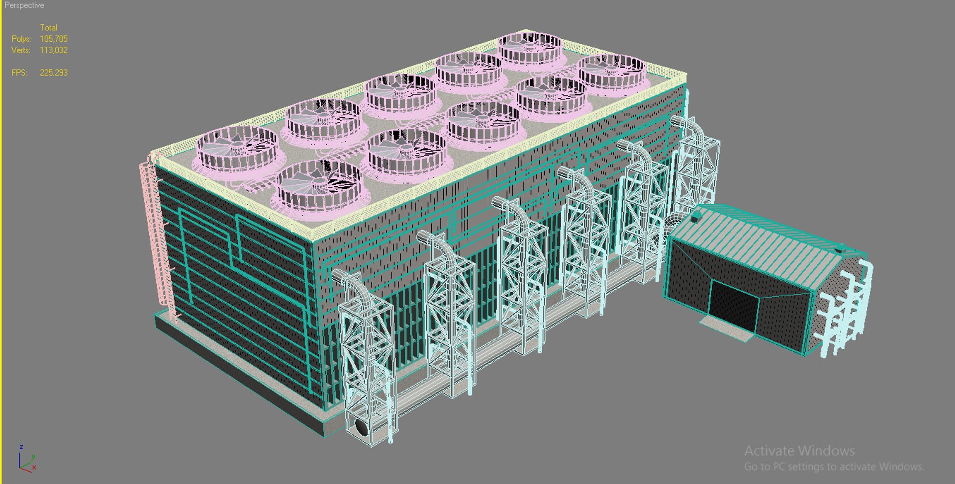 3D Gas Plant Equipment Model - TurboSquid 1216621