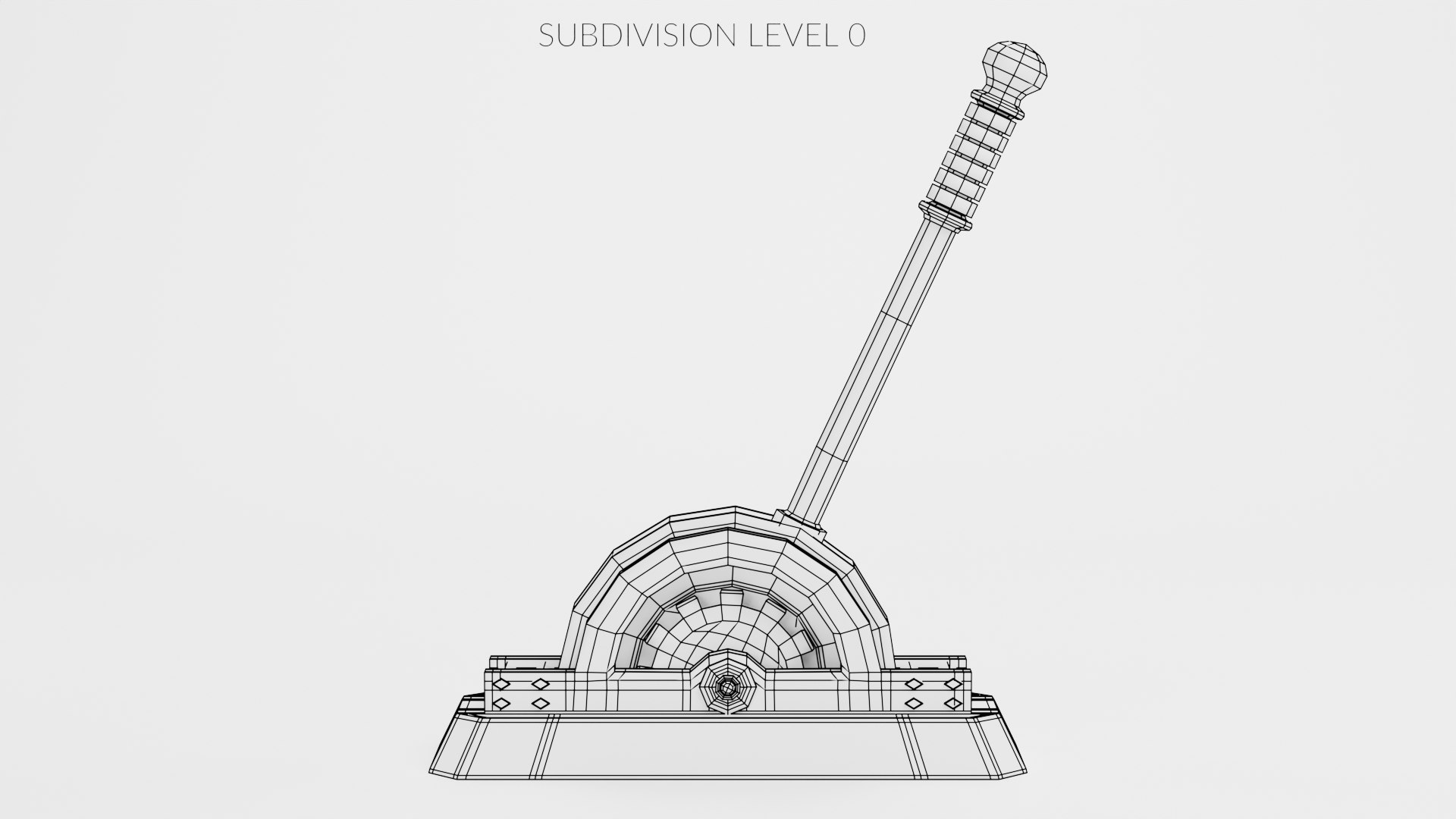 3D Lever Rigged Model - TurboSquid 2233597