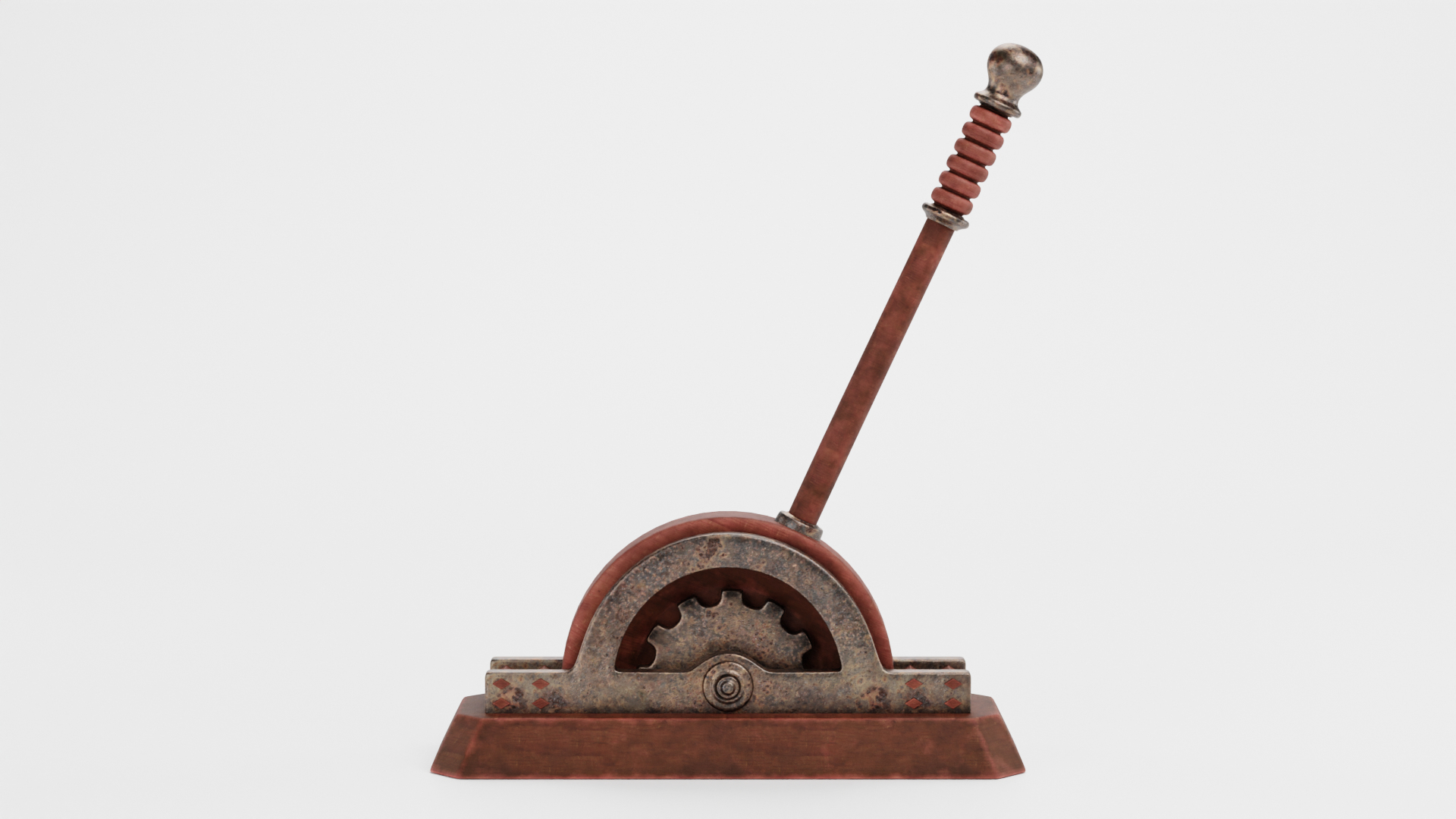 3D Lever Rigged Model - TurboSquid 2233597