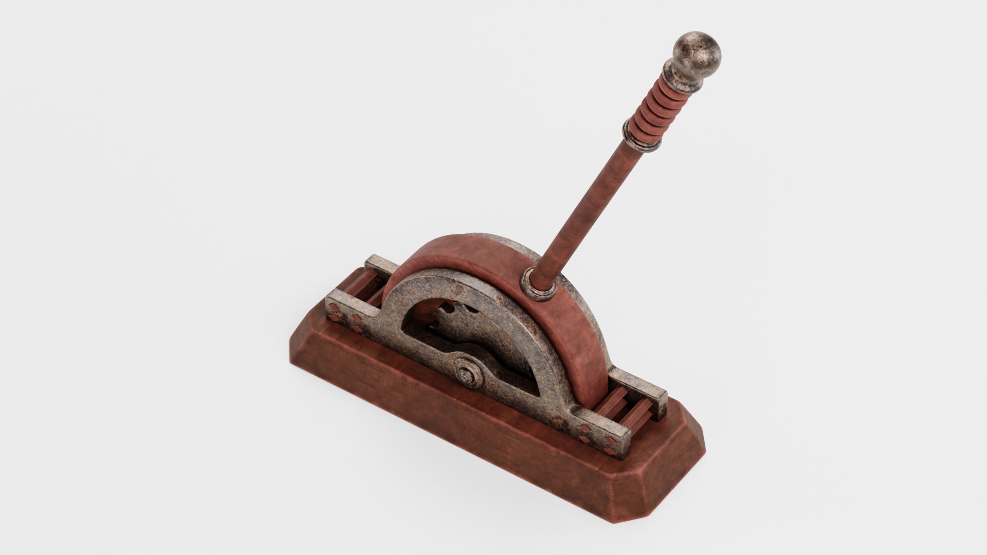 3D Lever Rigged Model - TurboSquid 2233597