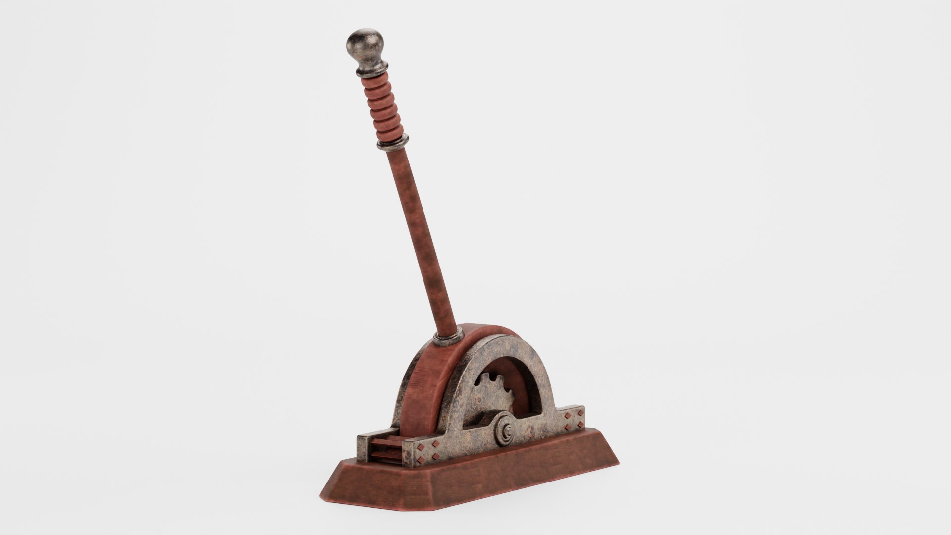 3D Lever Rigged Model - TurboSquid 2233597