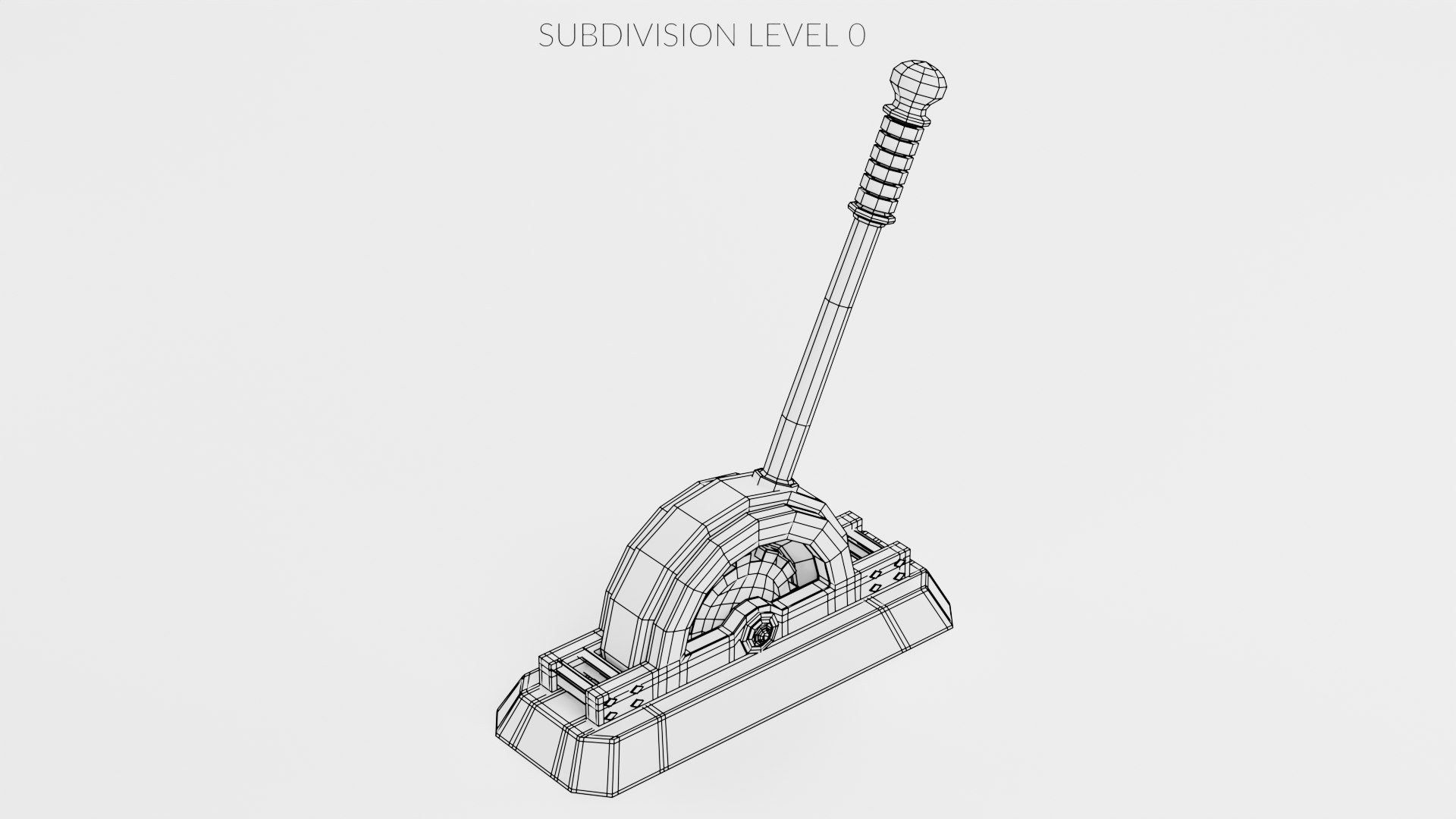 3D Lever Rigged Model - TurboSquid 2233597