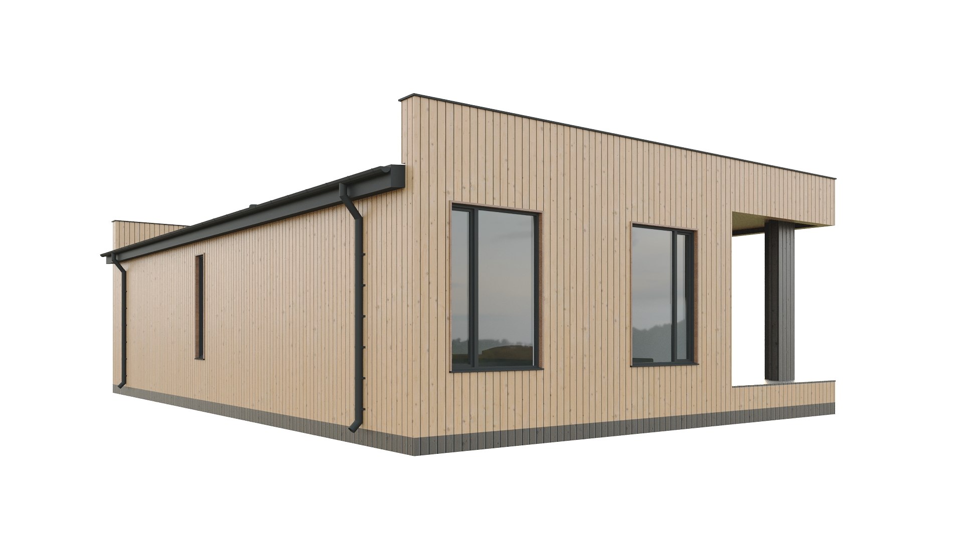 Simple Modular House 3 3D Model - TurboSquid 1882901